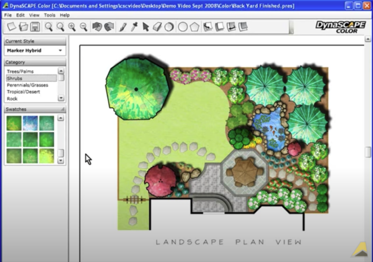 Demo Videos of Landscape Design Software - DynaScape